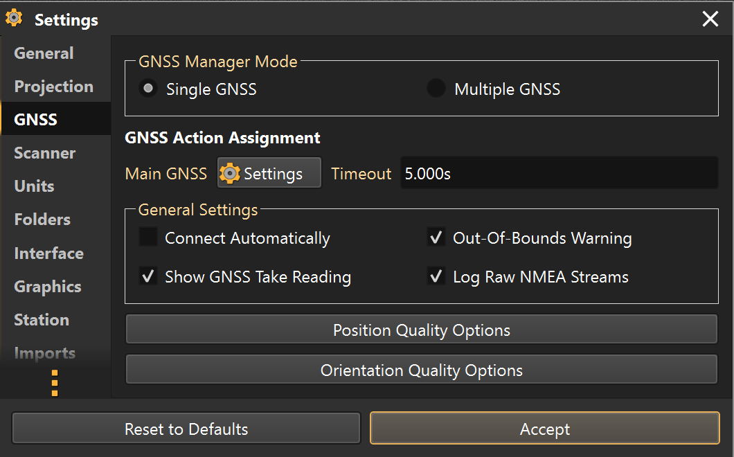 Setup GPS - NDEVR